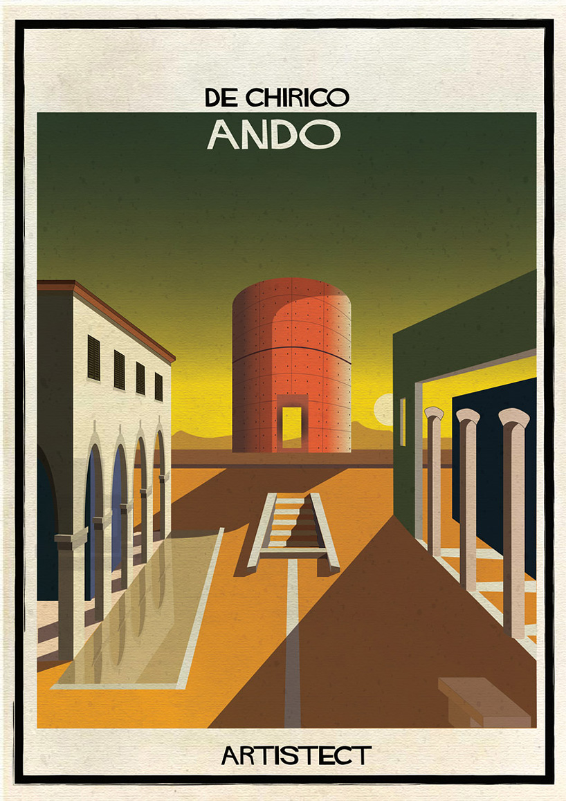 federico babina intersects art with stylistically similar architecture