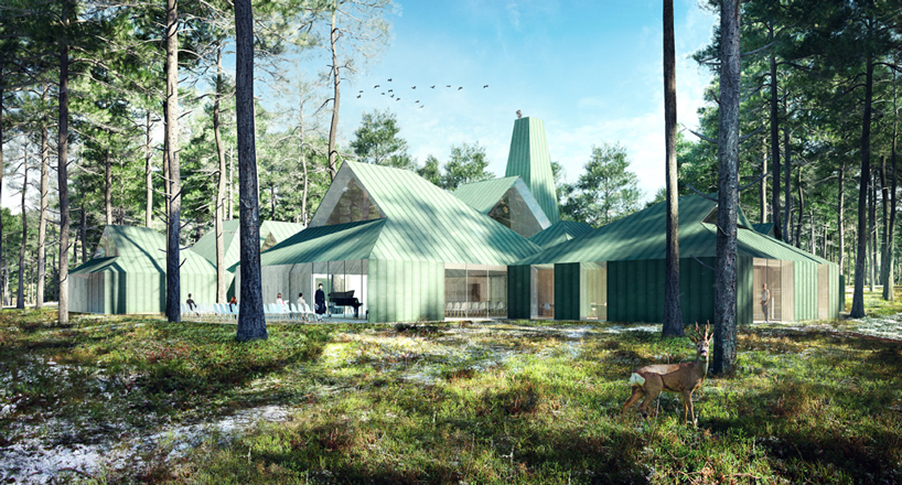 AZPML frames estonian forest in competition entry for arvo pärt center