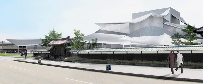 kazuyo sejima plans sculptural tsuruoka city cultural hall in japan