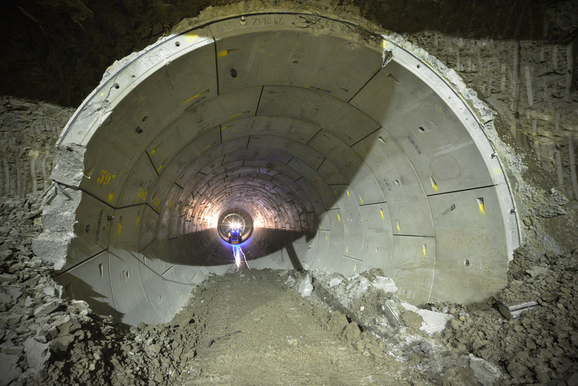 inside the underground network of crossrail's construction in the UK