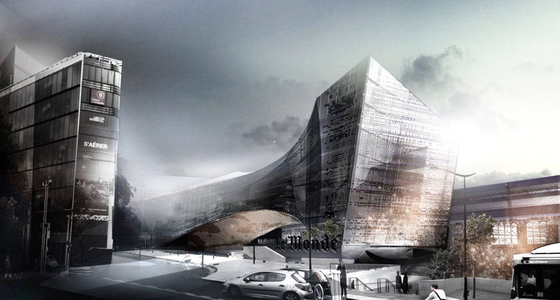snøhetta wins competition to design le monde headquarters in paris