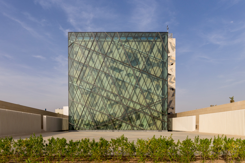 HOK clads community mosque in saudi arabia with perforated patterning