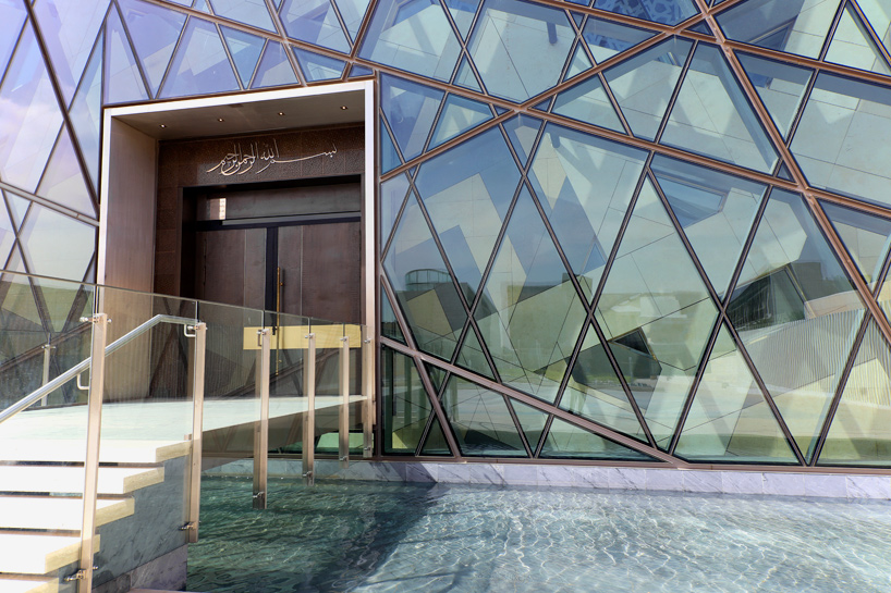 HOK clads community mosque in saudi arabia with perforated patterning