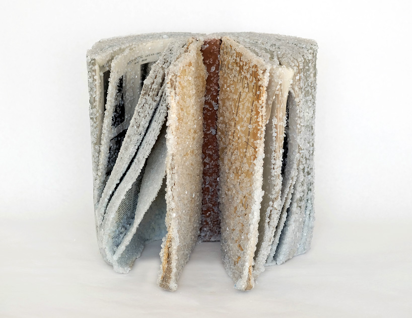 Alexis Arnold ,Crystallized Books Sculptures - ArtPeople.Net