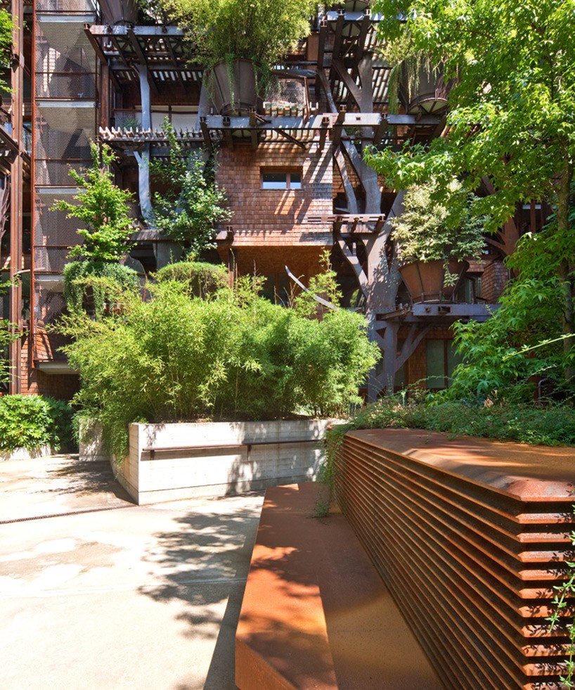 luciano pia plants 25 verde, a green urban treehouse in torino