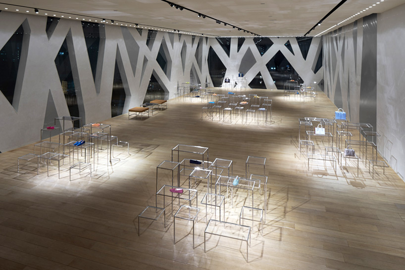 nendo furnishes toyo ito's omotesando building in tokyo