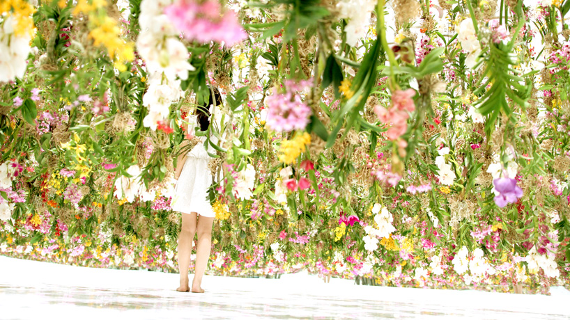 teamlab immerses visitors in an interactive floating flower garden