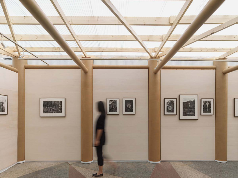 shigeru ban builds temporary pavilion for kyoto photo festival