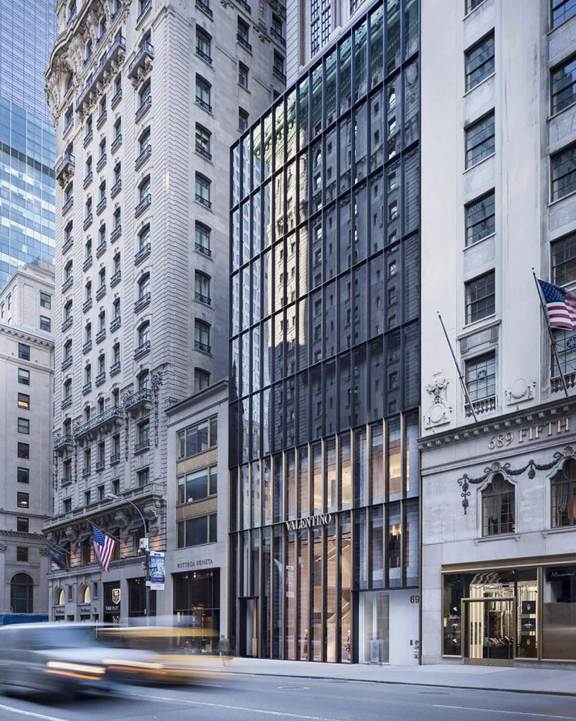 valentino flagship store in new york by david chipperfield