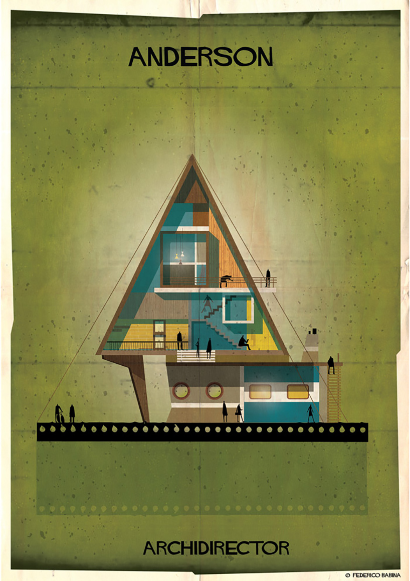 federico babina illustrates the imaginary architecture of movie ...