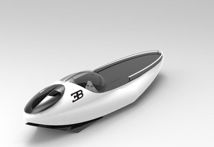classic bugatti type 57 conceptualized as a racing yacht for the 21st ...