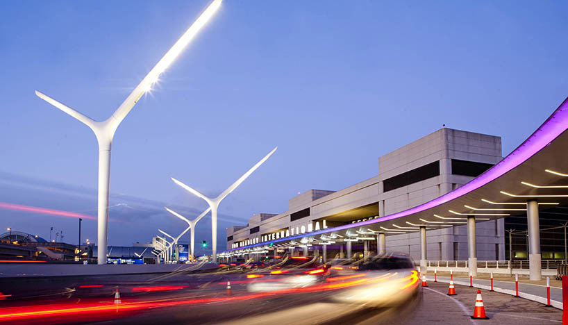 HLB lighting design updates LAX arrivals/departures depot