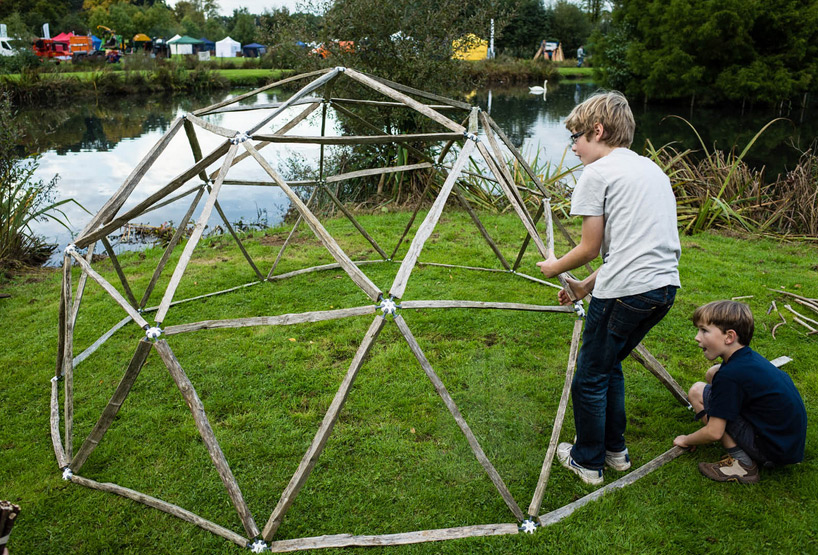building a geodesic dome just got a whole lot easier thanks to hubs