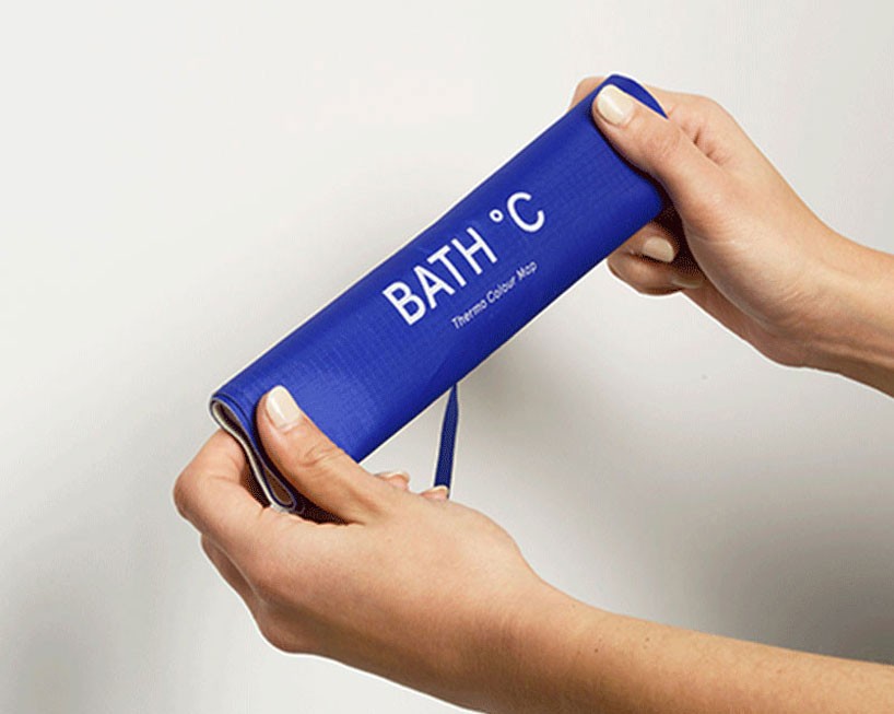 Thermo color map displays attractions according to weather conditions