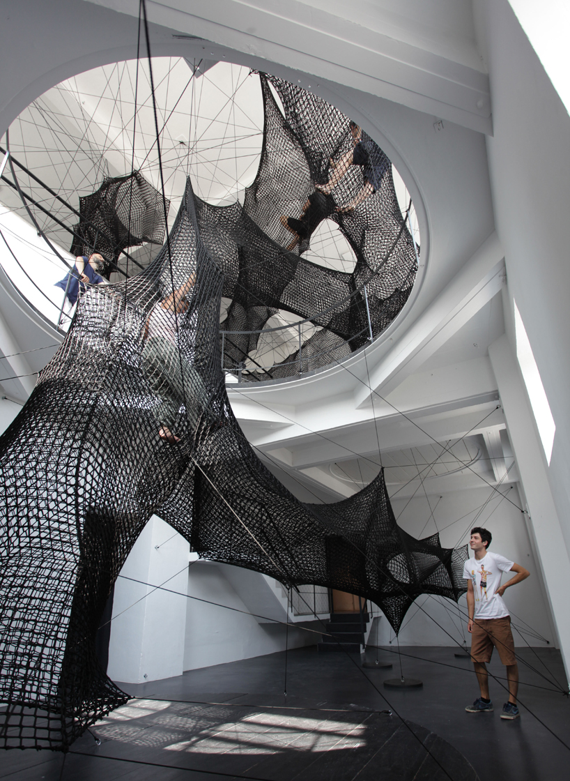 numen/for use stitches tensile tunnel through austria gallery
