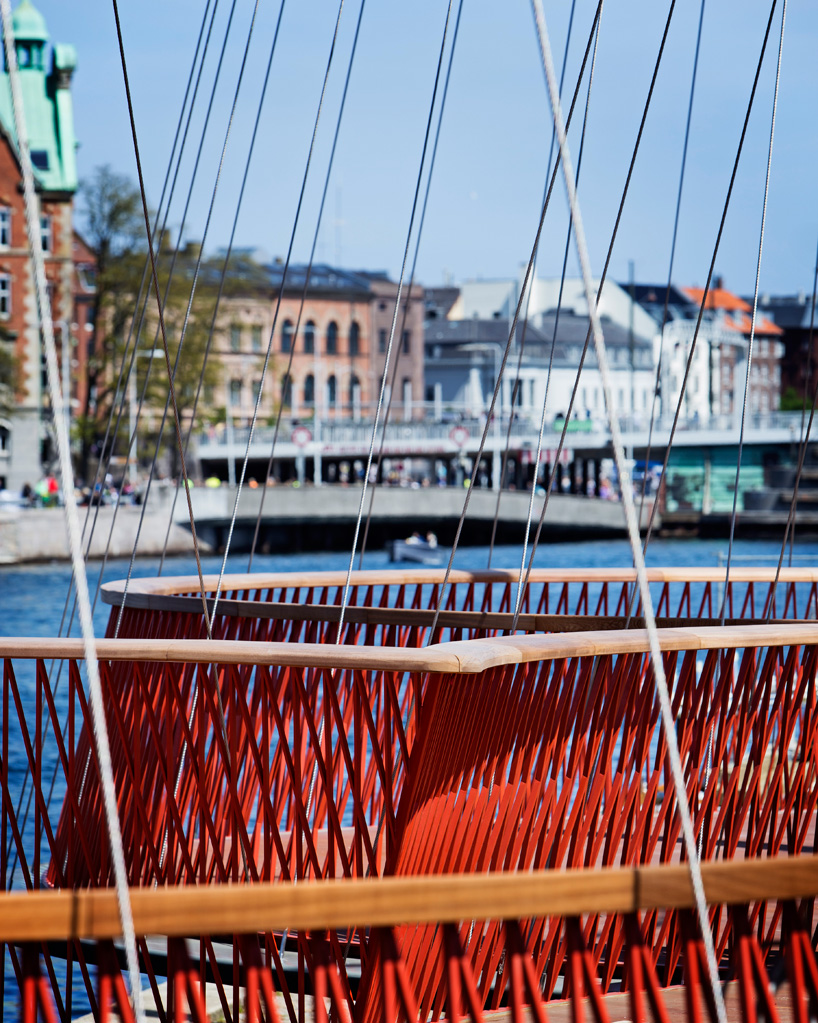 olafur eliasson's cirkelbroen bridge opens in copenhagen