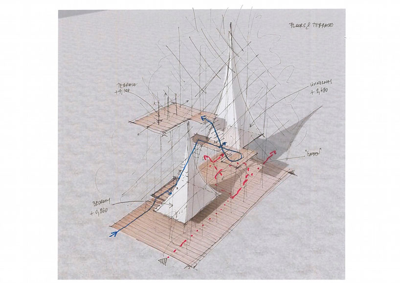 kengo kuma to assemble timber yure pavilion in paris