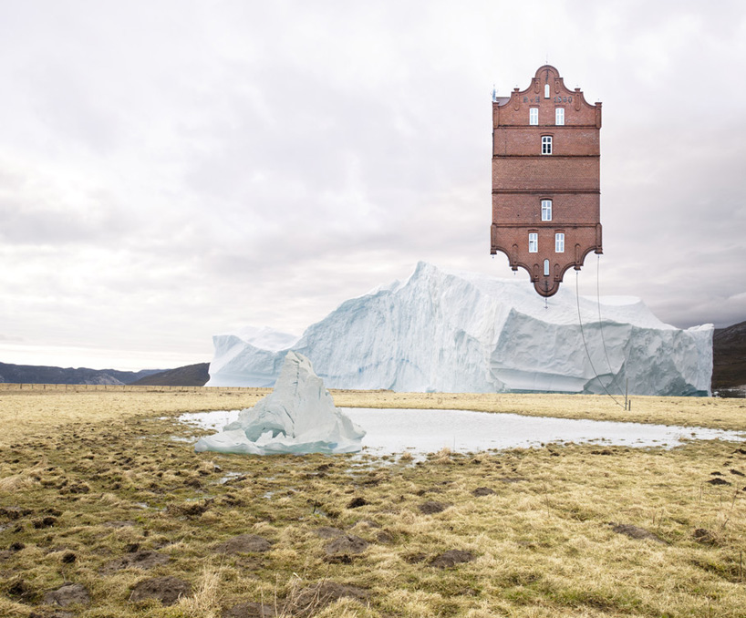 matthias jung's dreamlike dwellings form hybrid architectural landscapes