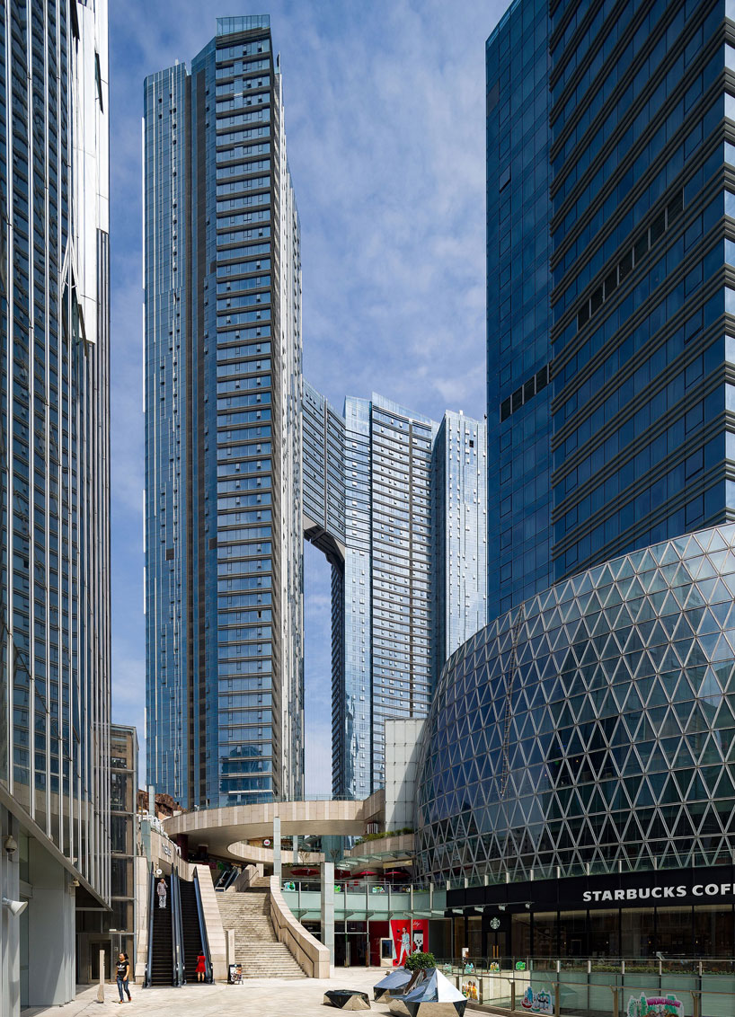 Aedas groups four structures together to create chengdu's 'urban oasis'