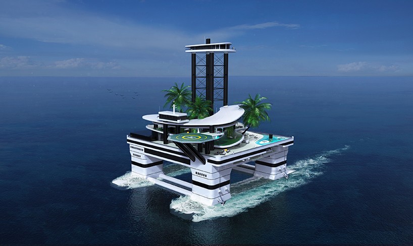 moveable floating artificial islands by migaloo reinterpret luxury yachting