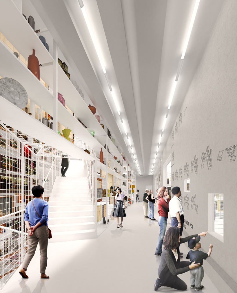 MVRDV's mirrored cylindrical art depot in rotterdam gets the go-ahead