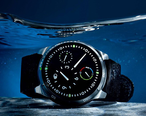 type 5 diver watch by ressence sinks dials in oil for underwater ...
