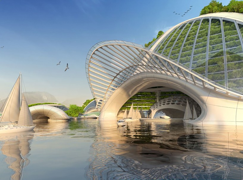 vincent callebaut architectures aequorea 3D printed oceanscraper