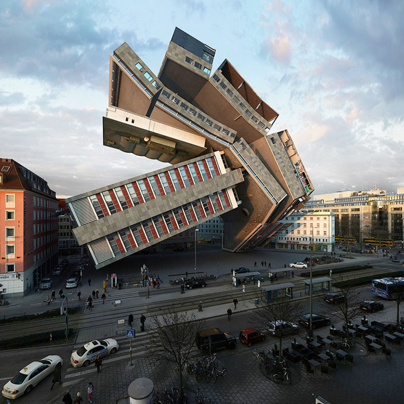 víctor enrich twists and bends buildings into contorted city landscapes