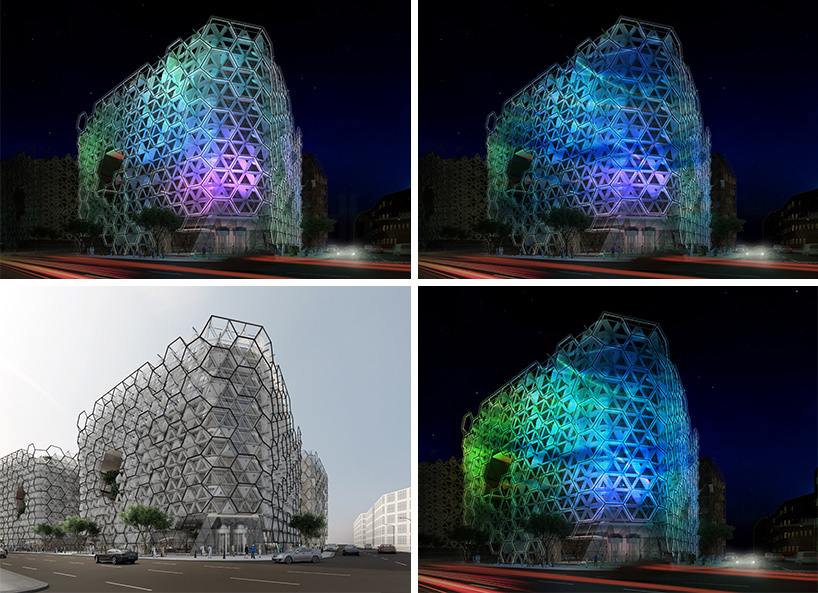 WWF architects designs chameleon biomimetic mixed-use office building