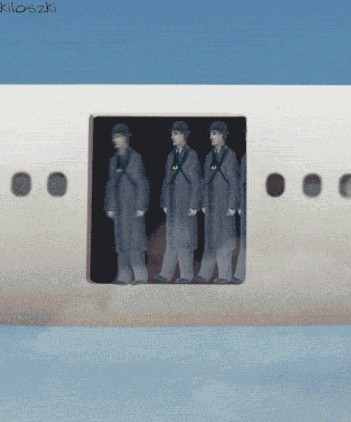 absurd animated gifs by kiszkiloszki are humorously horrifying