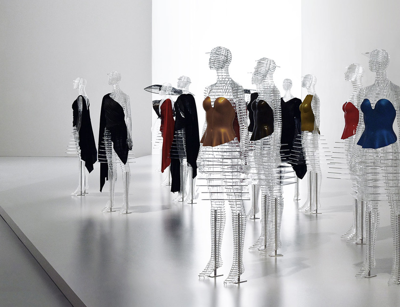 tokujin yoshioka crafts transparent body installation for issey miyake ...