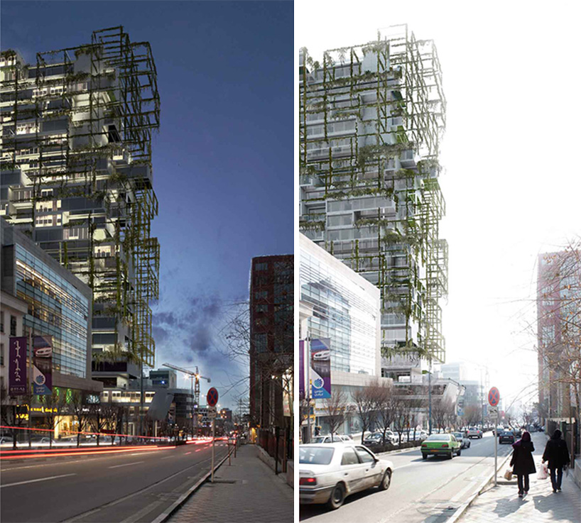 H&A conceives jordan tower as green landmark in tehran