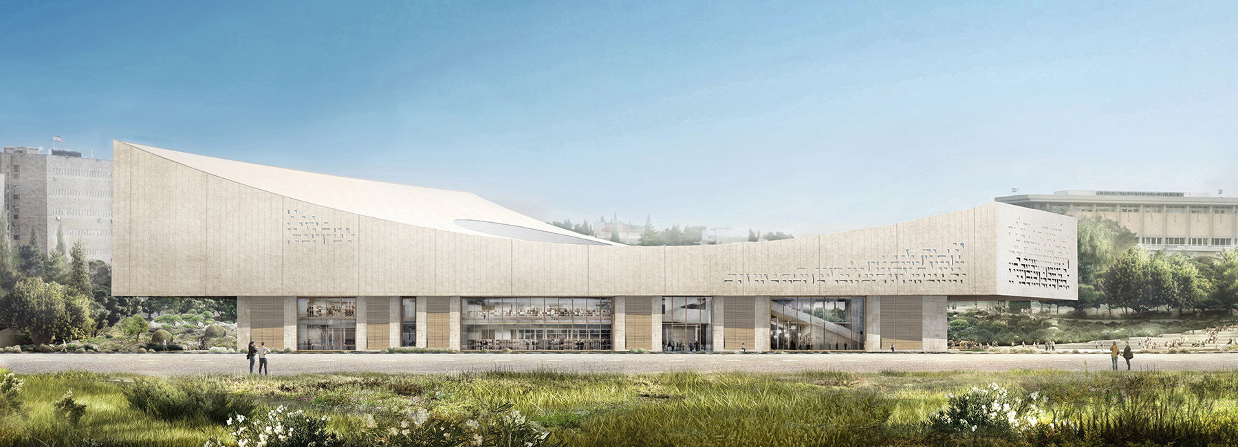 herzog & de meuron: national library of israel breaks ground