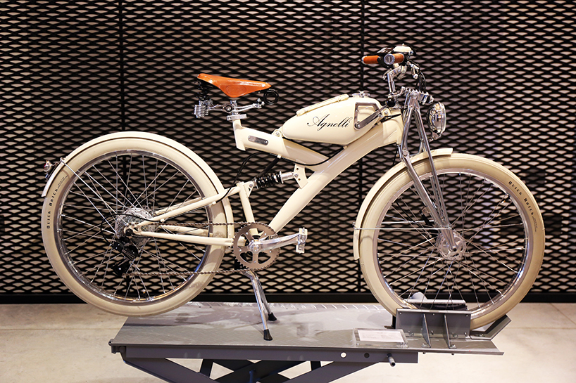 luca agnelli hand builds electric bicycles with vintage 1950s pieces