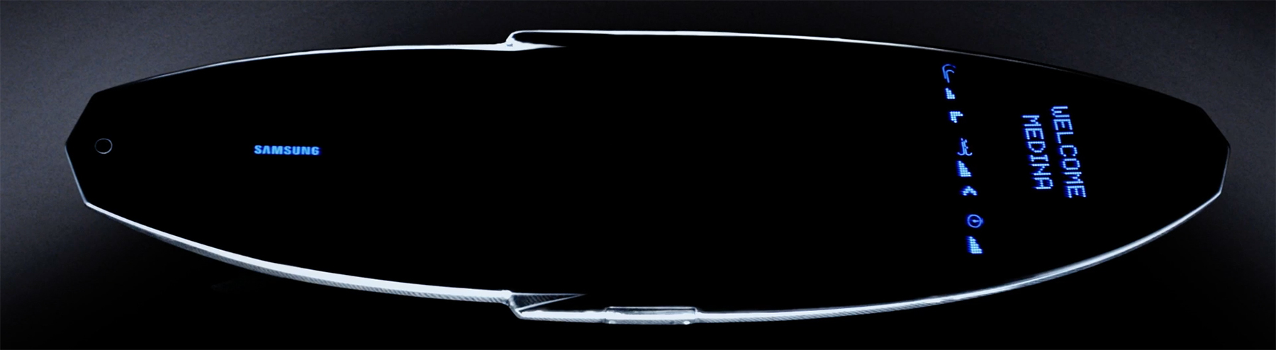 prototype samsung galaxy surfboard provides real-time connectivity to ...