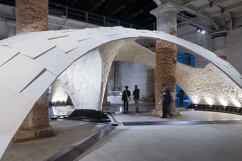 beyond bending: ETH zurich erects sandstone vault at venice ...