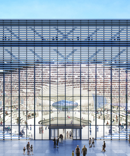 MVRDV's library in tianjin nears completion