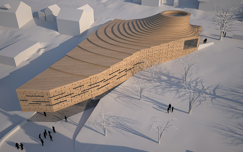 snøhetta wins competition for wooden ulstein church