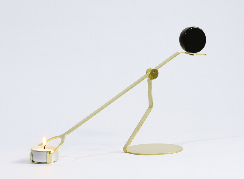 as the candle burns, it becomes lighter, allowing for a circular ...