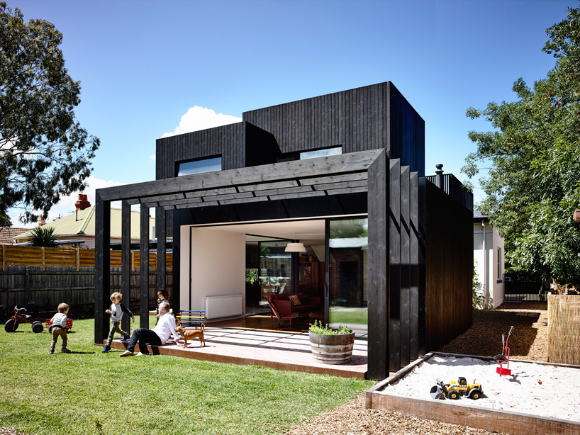 OLA architecture studio extends garth house for family of five in melbourne