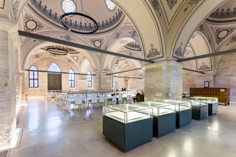 tabanlioglu architects merges old + new with istanbul library