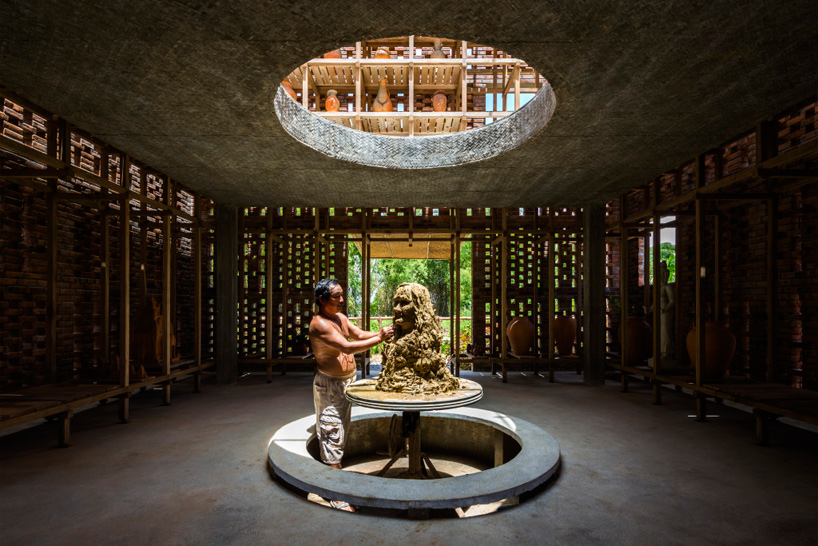 tropical space designs terracotta studio in vietnam