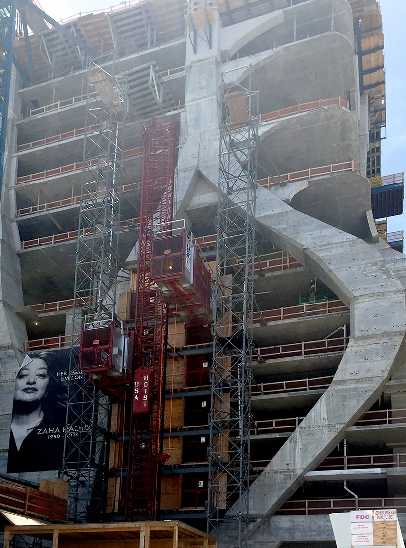 1000 museum by zaha hadid takes shape in miami