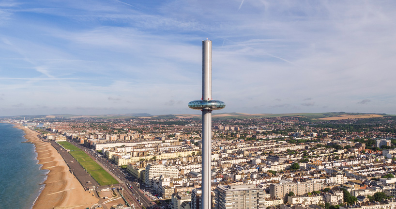 british airways i360 slender observation tower set to open in brighton
