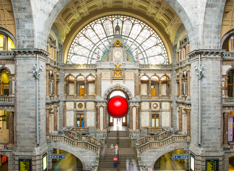 around the belgian city, 'redball' visits famous sights such as the law ...