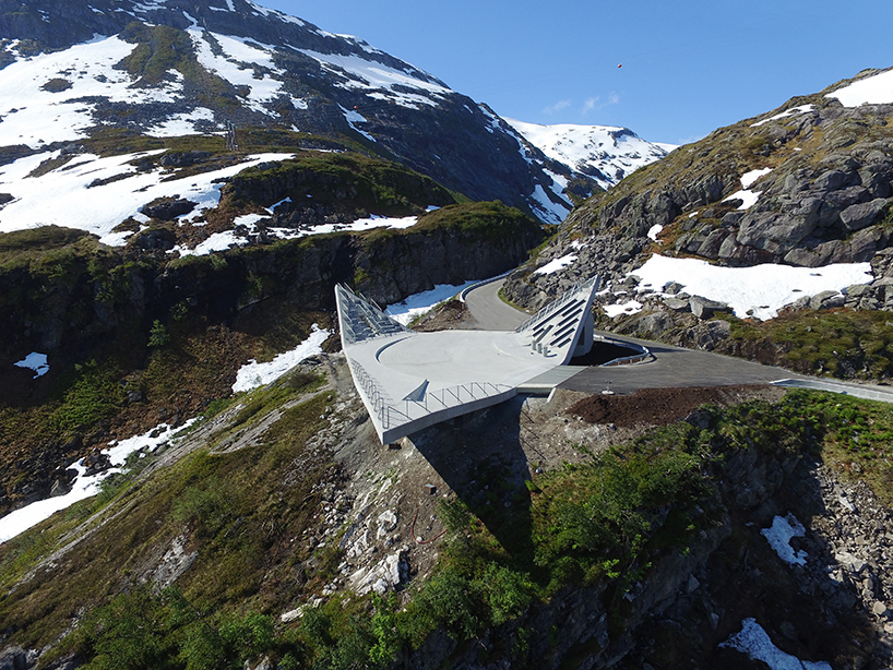 utsikten viewpoint at gaularfjellet opens in norway
