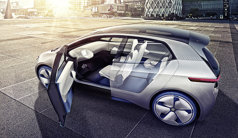 volkswagen world premiere of visionary ID self driving concept