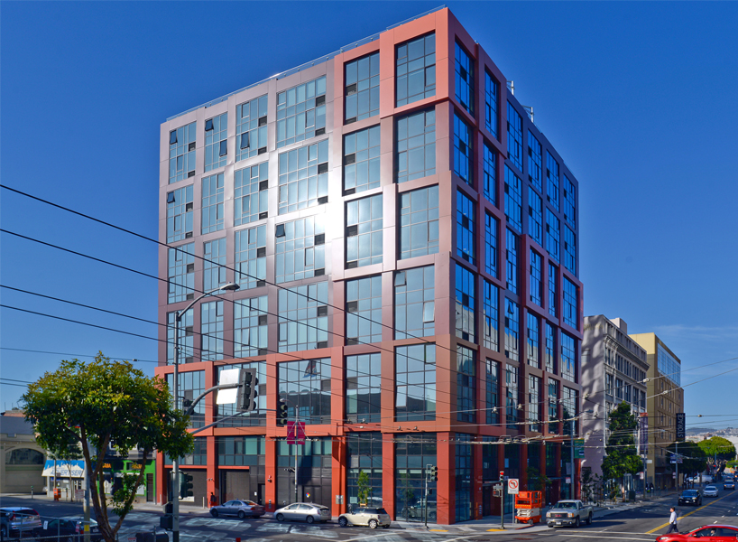 the olume residential building in san francisco, utilizes five ...