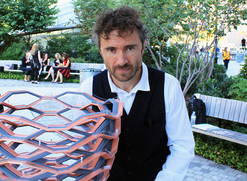 thomas heatherwick unveils 'vessel' for NY's hudson yards