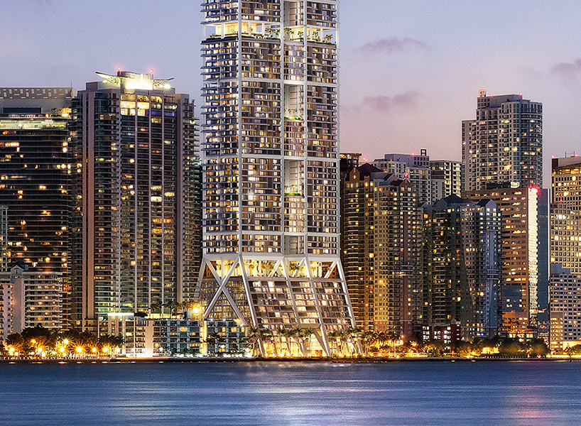 foster + partners plans twin waterfront towers for miami